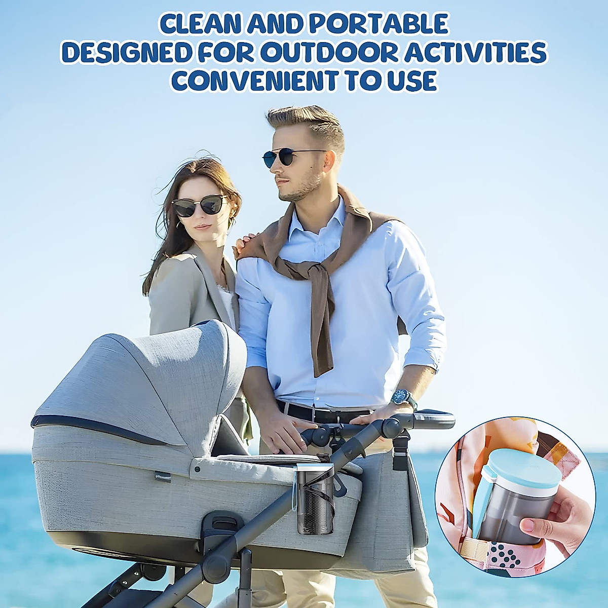 AivaToba 6-in-1 Travel Baby Bottle Set for New Mom