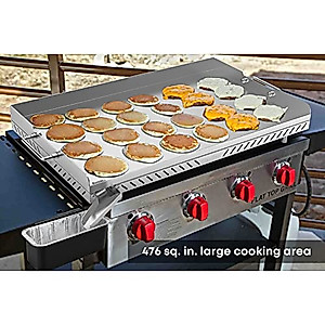 Stanbroil Stainless Steel Flat Top Griddle for Camp Chef 4 Burner Grills, FTG600, FTG900PG, Replacement for FTG600P, Cooking Dimensions: 28" x 17"