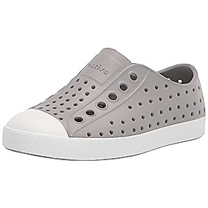 Native Shoes, Jefferson Child, Kids Lightweight Sneaker, Pigeon Grey/Shell White, 8 M US Toddler
