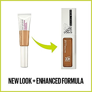 Maybelline Super Stay Liquid Concealer Makeup, Full Coverage Concealer, Up to 30 Hour Wear, Transfer Resistant, Natural Matte Finish, Oil-free, Available in 16 Shades, 50, 1 Count