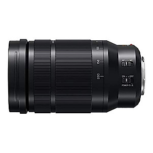 Panasonic LUMIX Professional 50-200mm Camera Lens, G Leica DG Vario-ELMARIT, F2.8-4.0 ASPH, Dual I.S. 2.0 with Power O.I.S, Mirrorless Micro Four Thirds, H-ES50200 (Black)