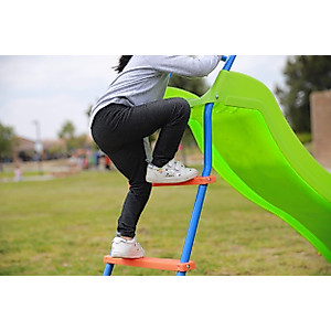 Outdoor Slide for Kids, Playground Slide, Swing Set Slide, Slide Playground, 6 Ft Slide for Swing Set, 6ft Deck Slide, Indoor/Outdoor Slide for Kids - Swingset Slide Replacement