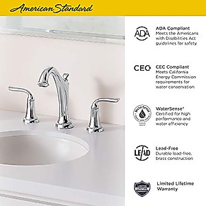 American Standard 7106801.002 Patience Widespread Bathroom Faucet, Polished Chrome