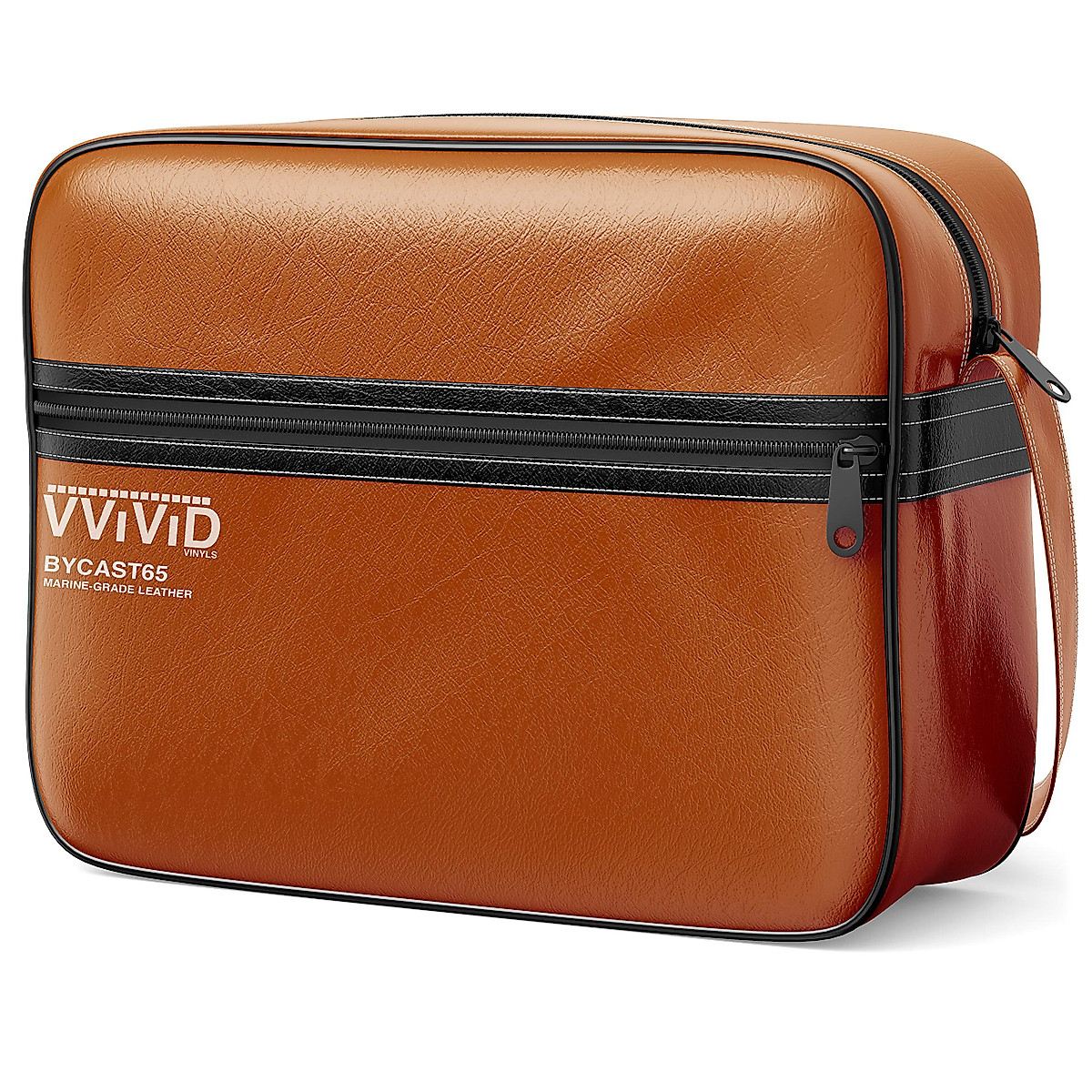 VViViD Light Brown Weatherproof Faux Leather Finish Marine Vinyl Fabric (1.5ft x 54")