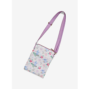 Loungefly Disney Lilo & Stitch Turtles Passport Crossbody Bag LIGHT PURPLE NONE