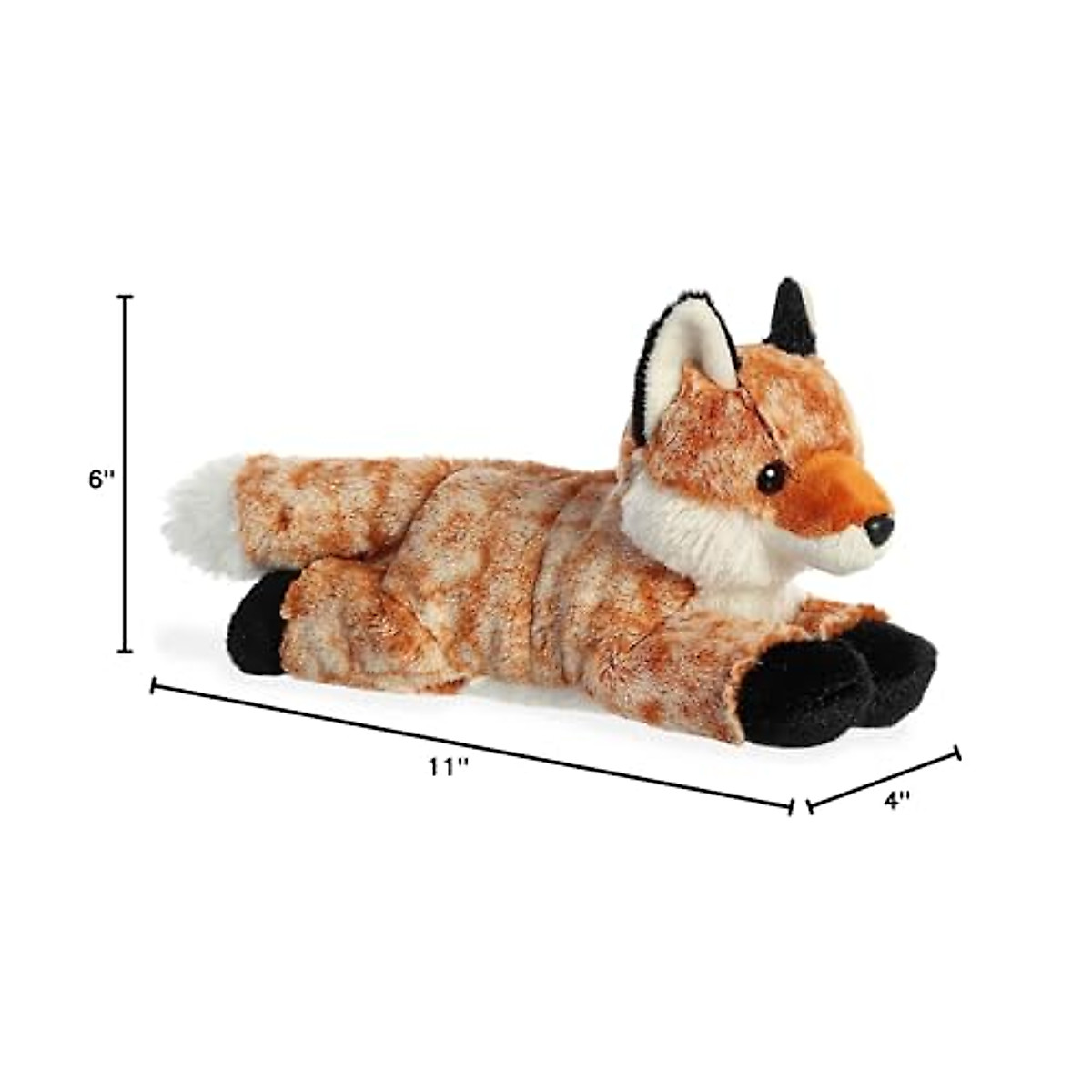 Aurora® Adorable Flopsie™ Autumn Fox™ Stuffed Animal - Playful Ease - Timeless Companions - Brown 12 Inches
