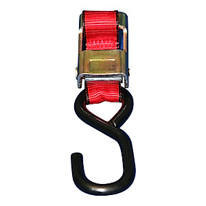 Everest Premium Cambuckle Straps – 1 PK – 1 IN – 15 FT – 500 LBS Working Load – 1500 LBS Break Strength – Ratchet Tie Down Alternative – Cargo Straps Perfect for Moving Appliances, Lawn Equipment and Motorcycles