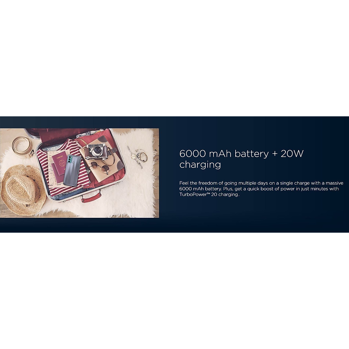 Motorola Moto G60 (128GB, 6GB) 6.8" 120Hz, 108MP Camera, Snapdragon 732, GSM Unlocked (T-Mobile, AT&T, Metro, Global) 4G LTE International Model XT2135-2 (w/Fast Car Charger, Dynamic Gray)