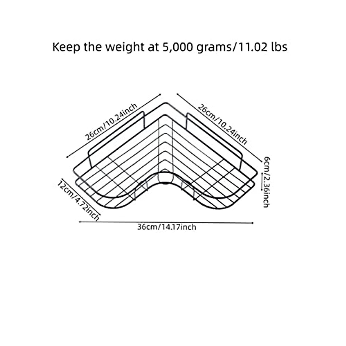 Shower Caddy Corner, Corner Shower Shelf for Bathroom, Shower Corner Shelf with 8 Hooks, No Drilling Self Adhesive