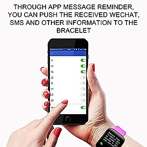 Smart Watch That Can Text and Call, 116S Heart Rate Watch Smart Wristband Waterproof Sports Watch for Men Women, Fitness Watch, Activity Trackers and Smartwatches for iPhone Android #D