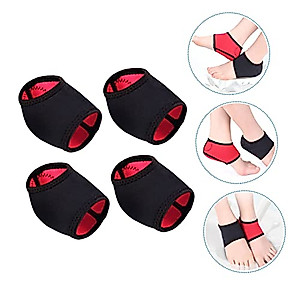 STAHAD 2 Pairs Heel Socks Cleats Football Plantar Fasciitis Socks Socks for Stocking Stuffers for Adults Heel Cushion Pads High Heel Covers Heel Cushion Support Comfortable Ankle Cover