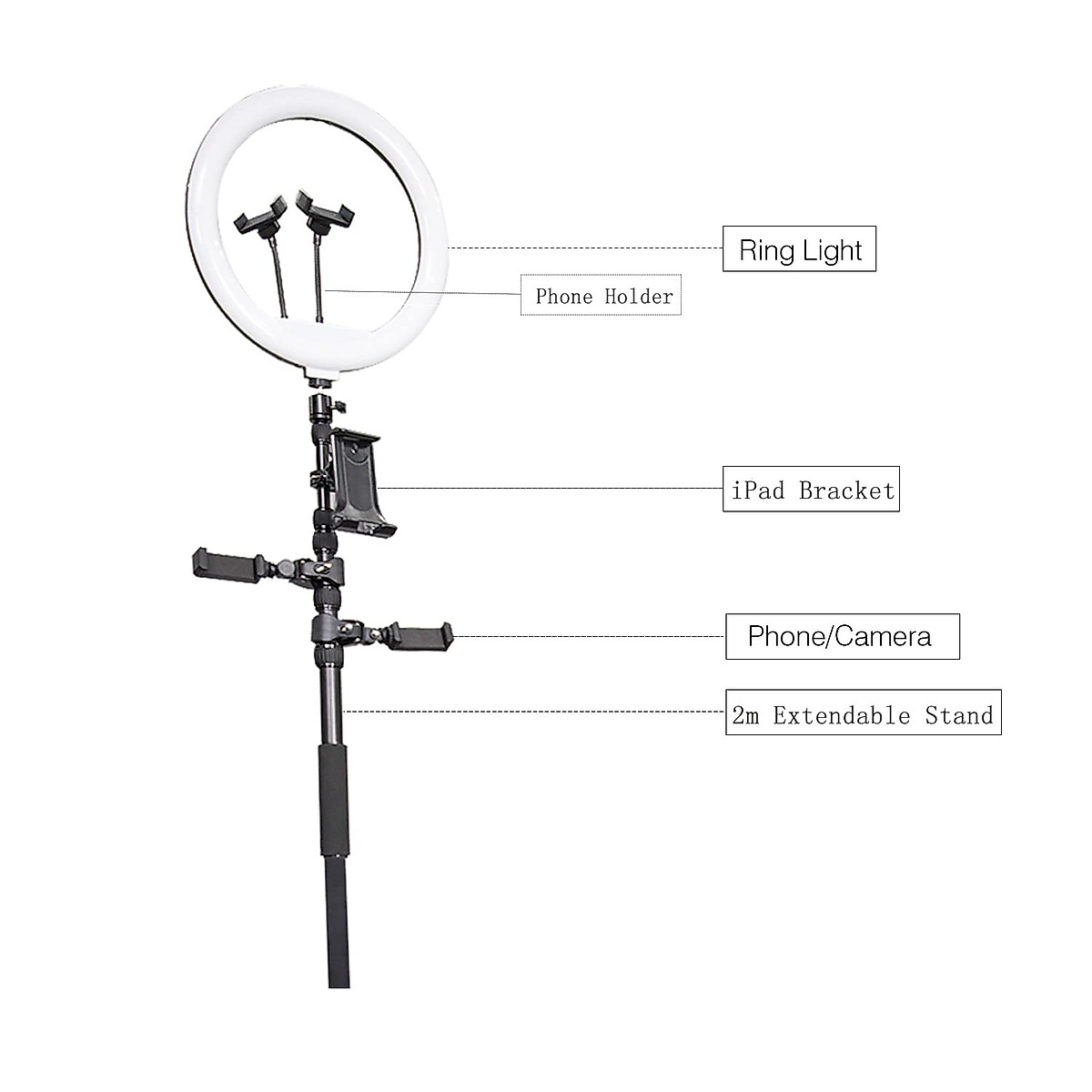 MWE 360 Photo Booth Machine Glass Bottom for Parties with RGB Lights,Software APP Remote Automatic 360 Spin Camera Booth Flight Case 39.4" 100cm for 3-5 People to Stand on