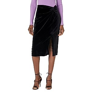 KARL LAGERFELD PARIS Women's Everyday Pull On Sport Skirt, Black, Small