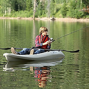 Lifetime Hydros Angler Kayak with Paddle, Sandstone, 101"