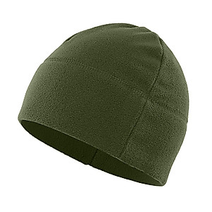 Home Prefer Mens Winter Hat Fleece Beanie Warm Skull Cap Watch Cap (Peacock Blue)