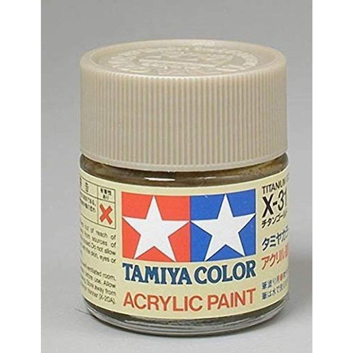 TAMIYA USA TAM81031 Acrylic X31 Titanium Gold