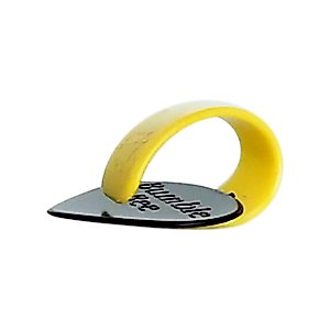 Fred Kelly Picks D5T-L-3 Delrin Bumblebee Teardrop Light Guitar Pick