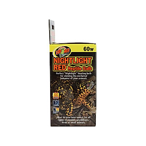 Zoo Med Nightlight Red Reptile Bulb - 60 Watt