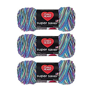 Bulk Buy: Red Heart Super Saver Yarn (3-Pack) Monet E300-310