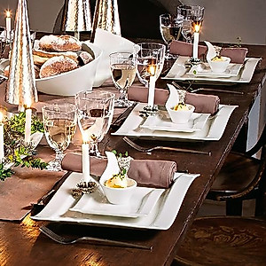 Villeroy & Boch New Wave Tea Cup, 7.5 oz, Premium Porcelain, White