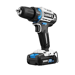 HART 20-Volt Cordless Brushless Drill and Impact Combo Kit with 10" Storage Bag, (2) 2.0Ah Lithium-Ion Batteries, HPCK252B