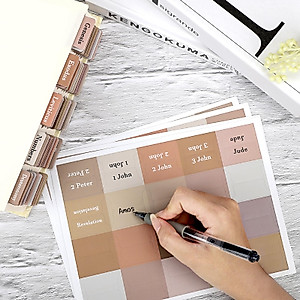 Bible Tabs for Bible Journaling Supplies,Bible Study Tabs for Women and Men,66 Old and New Testament Bible Book Index Tabs for Christian Gift