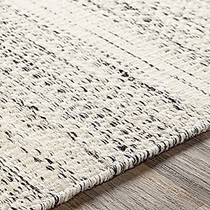 Mark&Day Area Rugs, 6x9 Marie Modern Cream Area Rug, White/Black Carpet for Living Room, Bedroom or Kitchen (6' x 9')