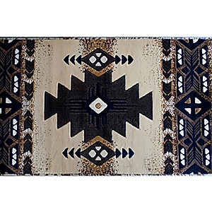 Concord Global Trading South West Native American Long Runner Area Rug Design C318 Berber (32 Inch X 15 Feet 6 Inch)