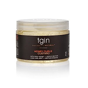 Thank God It's Natural Honey Curls Custard - 12 Oz - For Natural, Dry, Curly, Damaged Hair