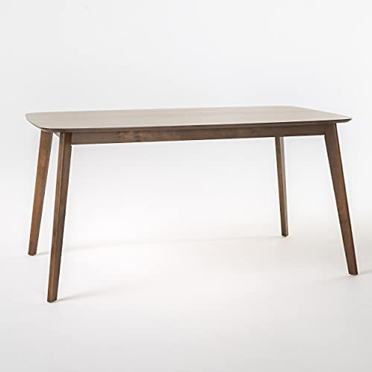 Christopher Knight Home Lucious 60" Rectangular Dining Set, 5-Pcs Set, Natural Walnut / Light Beige