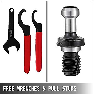 OrangeA Collet Set CAT40 ER32 CAT40 ER16 Spring Steel Collet Chuck Tooling Package for Milling Machine