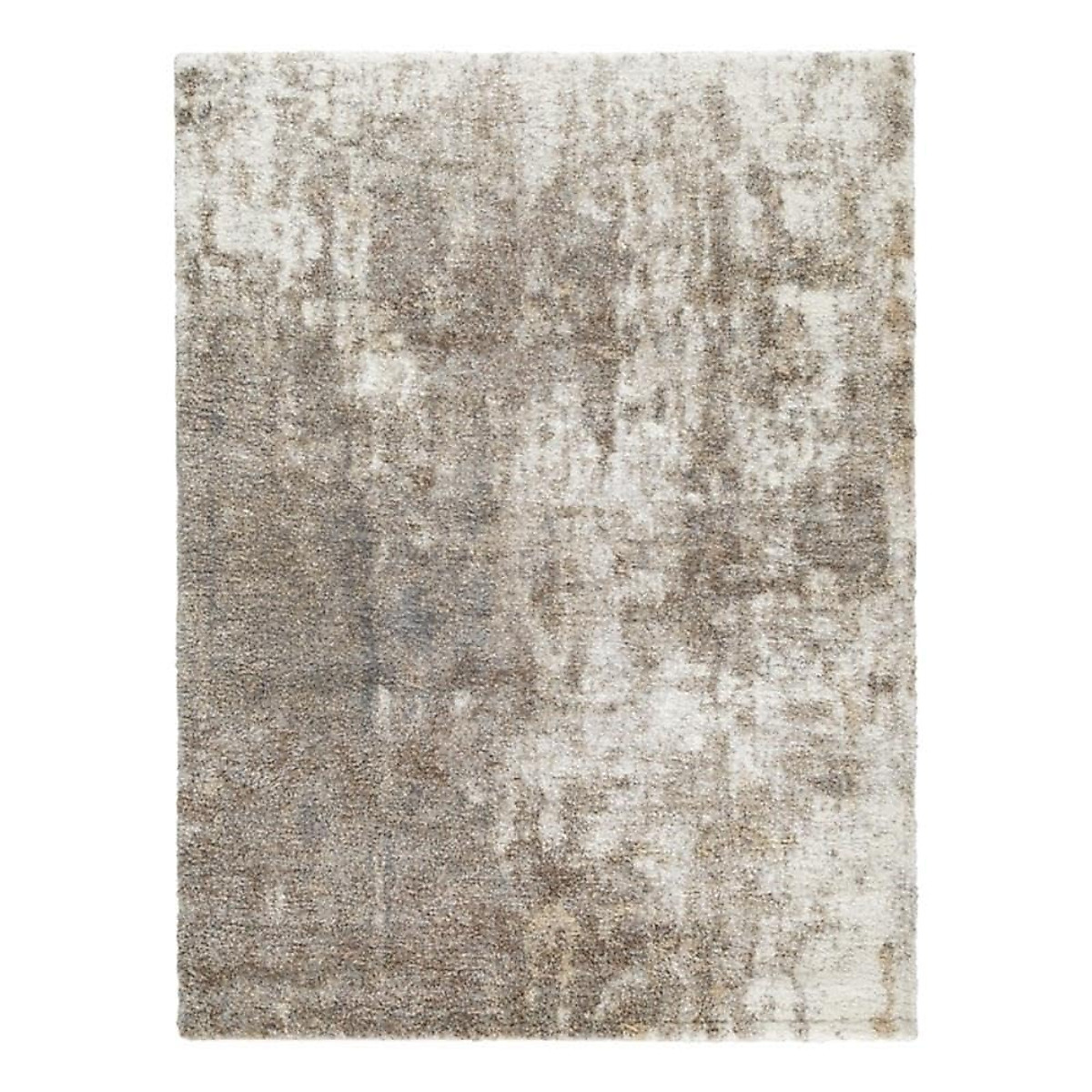 Signature Design by Ashley Pearidge Casual 7'11" x 10' Machine Woven Cloudy Abstract Pattern Large Area Rug, High Pile, Brown, Beige, Gray, & White