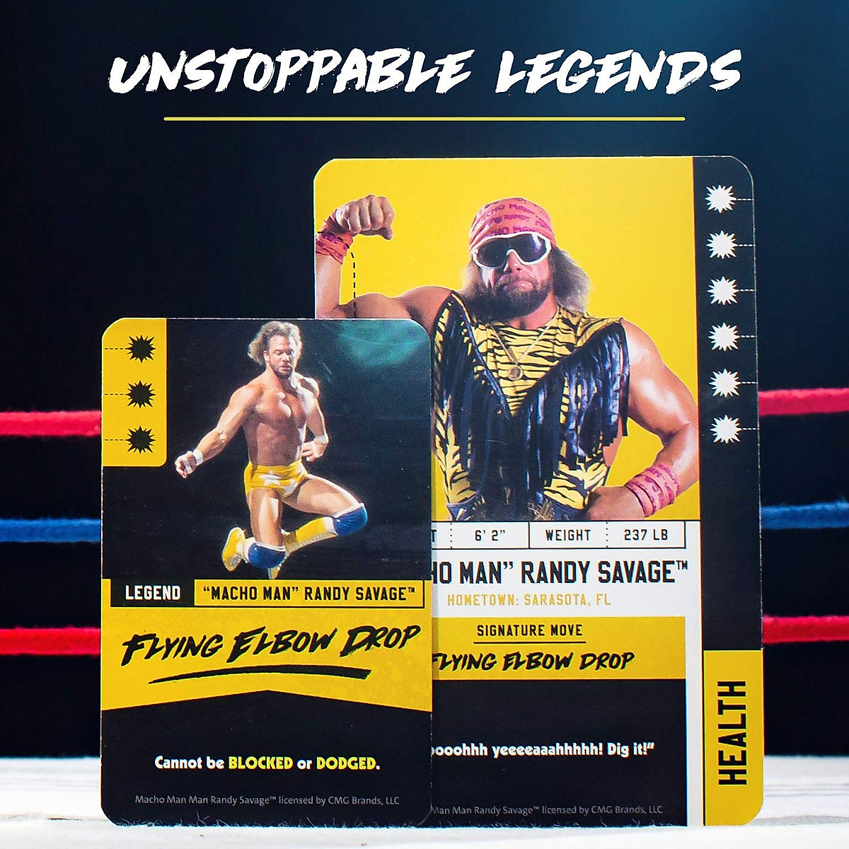 Ravensburger WWE Legends Royal Rumble Card Game for Kids and Adults - Includes 30 WWE Legends!