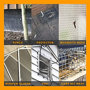 1 PC 11”X14” (28cmX36cm) Wire Mesh 5 Mesh, Sturdy Metal Mesh Sheets for DIY Projects 304 Stainless Steel No Rust Mesh Screen