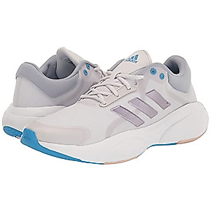 adidas Women's Response Running Shoe, Dash Grey/Matte Purple Metallic/Pulse Blue, 8.5