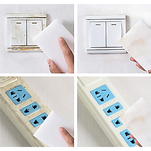 30 Pack Magic Sponge Eraser Extra Thick and Long Lasting Melamine Cleaning Sponges in Bulk - Multi Surface Power Scrubber Foam Cleaning Pads - Bathtub, Floor, Baseboard, Bathroom, Wall Cleaner