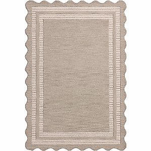 Loloi Chris Loves Julia Scottie Collection SCO-01 Fog/Ivory 2'-6" x 9'-9", .87" Pile Height, Runner Rug