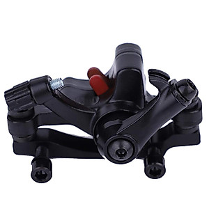 Pilipane Bike Disc Brake Kit, Metal Bicycle Brake Device, Front Rear Disc Brake Mechanic Tool-Free Pad Adjuster for Mountain Bike, Road Bike, Mechanic Tool-Free Pad Adjuster