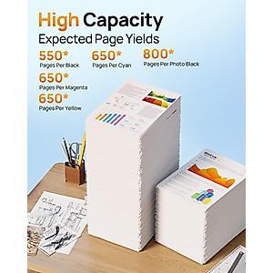 E-Z Ink (TM Remanufactured Ink Cartridge Replacement for Epson 302XL 302 T302XL T302 to use with Expression Premium XP-6000 XP6000 XP-6100 Printer (5 Pack)