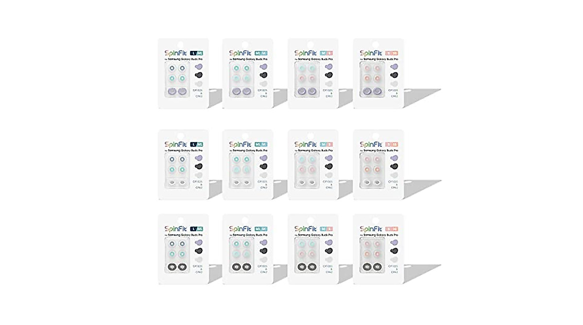 SpinFit CP1025 & CPA2 Replacement Ear Tips for Galaxy Buds