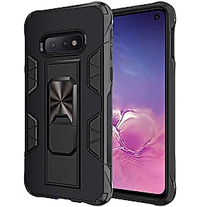 Samsung Galaxy Note 8 Case Military Grade Built-in Kickstand Case with Stand Holder Armor Heavy Duty Shockproof Cover Protective Case for Samsung Galaxy Note 8 Phone Case (Black)