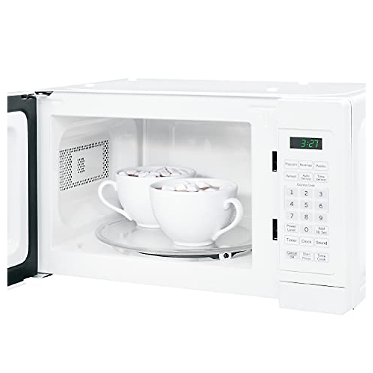 GE JEM3072DHWW Countertop Oven Microwave, 0.7 Cu Ft, White