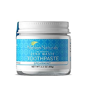 Nelson Naturals Spearmint Fluoride Free Toothpaste 3.3 oz