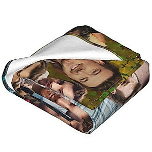 Ultra-Soft Blanket Singer Blanket Flannel Blanket Portable Throw Blanket for Living Room Couch Sofa Car 80"X60"