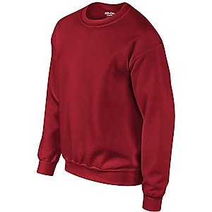 Gildan DryBlend Adult Set-in Crew Neck Sweatshirt (13 Colours) (L) (Cardinal)