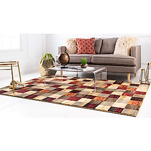 Unique Loom Barista Collection Area Rug - Gava (2' 2" x 3' 1" Rectangle, Multi/ Brown)