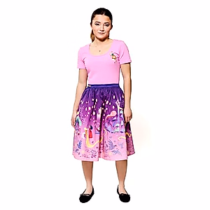 Loungefly Stitch Shoppe Disney Rapunzel Story of Rapunzel Sandy Skirt - Size Medium
