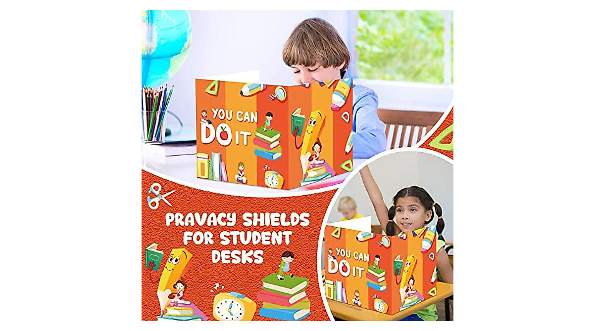 12 Pcs Classroom Privacy Boards for Exams and Study