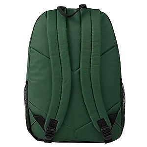 Multi Pocket Colorful Travel and College Backpacks with Padded Straps, Side Pockets (Green)
