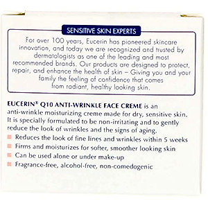 Eucerin Q10 Anti-Wrinkle Sensitive Skin Creme 1.7 oz (48 g)